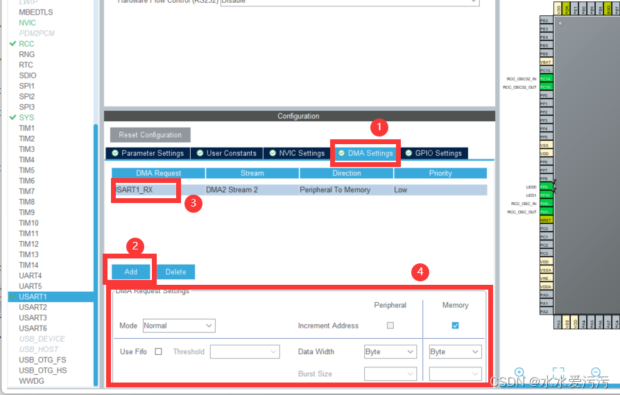 STM32 DMA的学习理解2（基于HAL库）_stm32 dam hal-CSDN博客