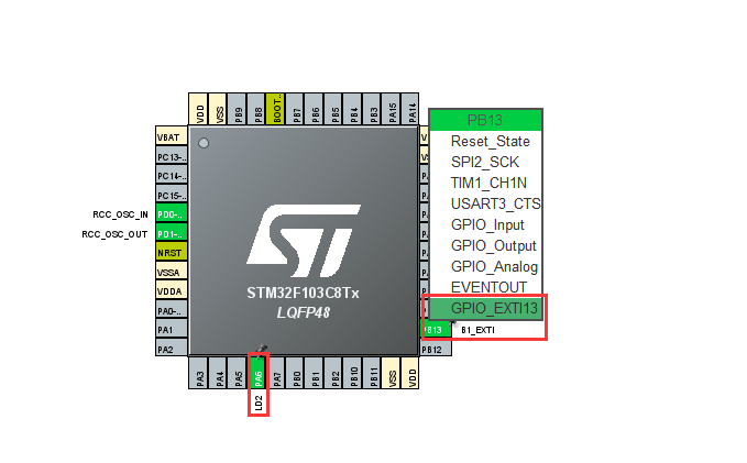 Stm32中断实现按键led灯、串口通信（hal库） Stm32按键控制串口 Csdn博客