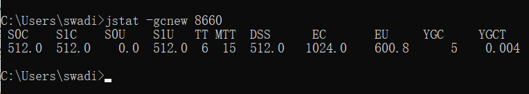jstat-查看堆内存各部分使用量和GC情况_jstat 查看的oc会超过最大值-CSDN博客