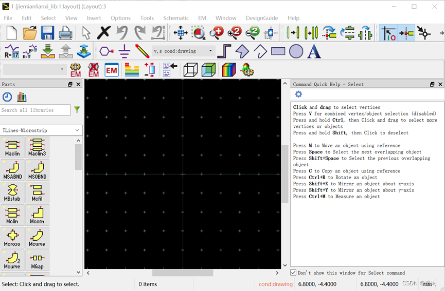 ADS2019学习笔记：一、原理图和版图创建_ads版图-CSDN博客