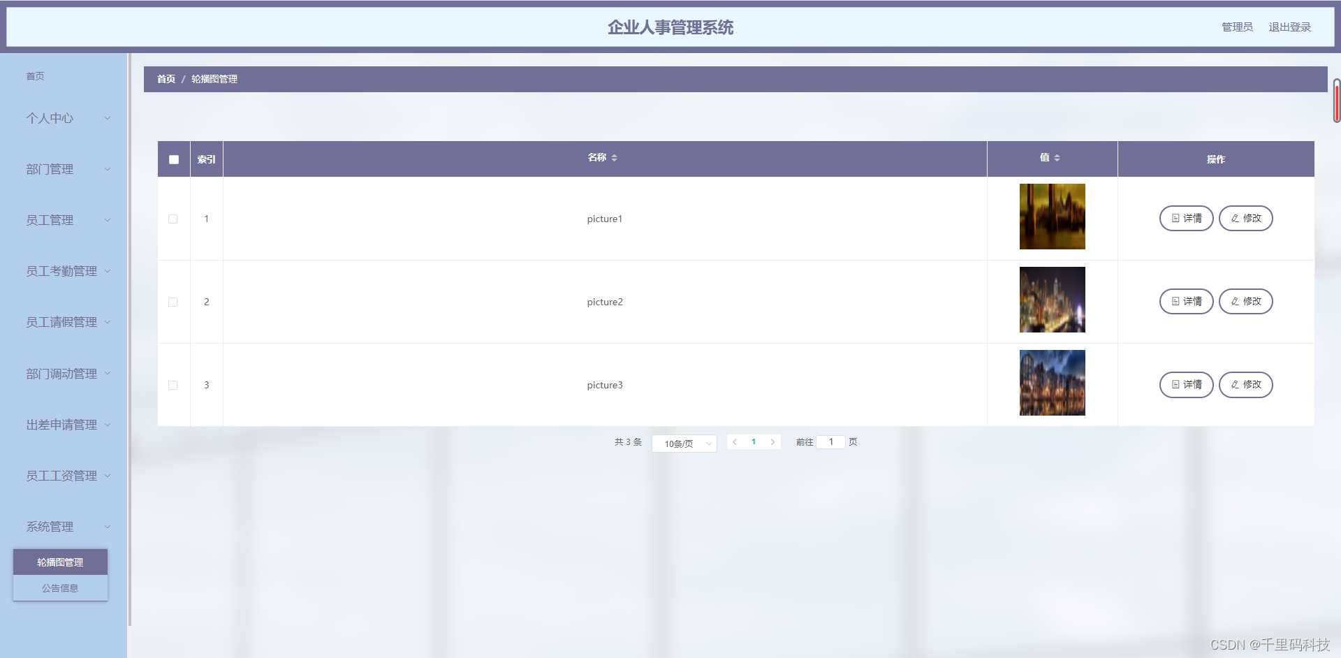 【毕业设计源码】基于java的企业人事管理系统千里码科技的博客 Csdn博客基于java的企业人事管理系统