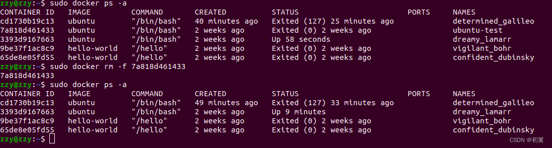 关于Docker的基础指令学习_sudo docker search ubuntu-CSDN博客