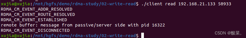 rdma-read/write例程_rdma write/read 示例_酸菜。的博客-CSDN博客