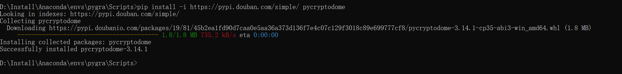 Python3.7安装pycrypto失败，然后安装 pycryptodome成功_no matching distribution found for pycryptodome-CSDN博客