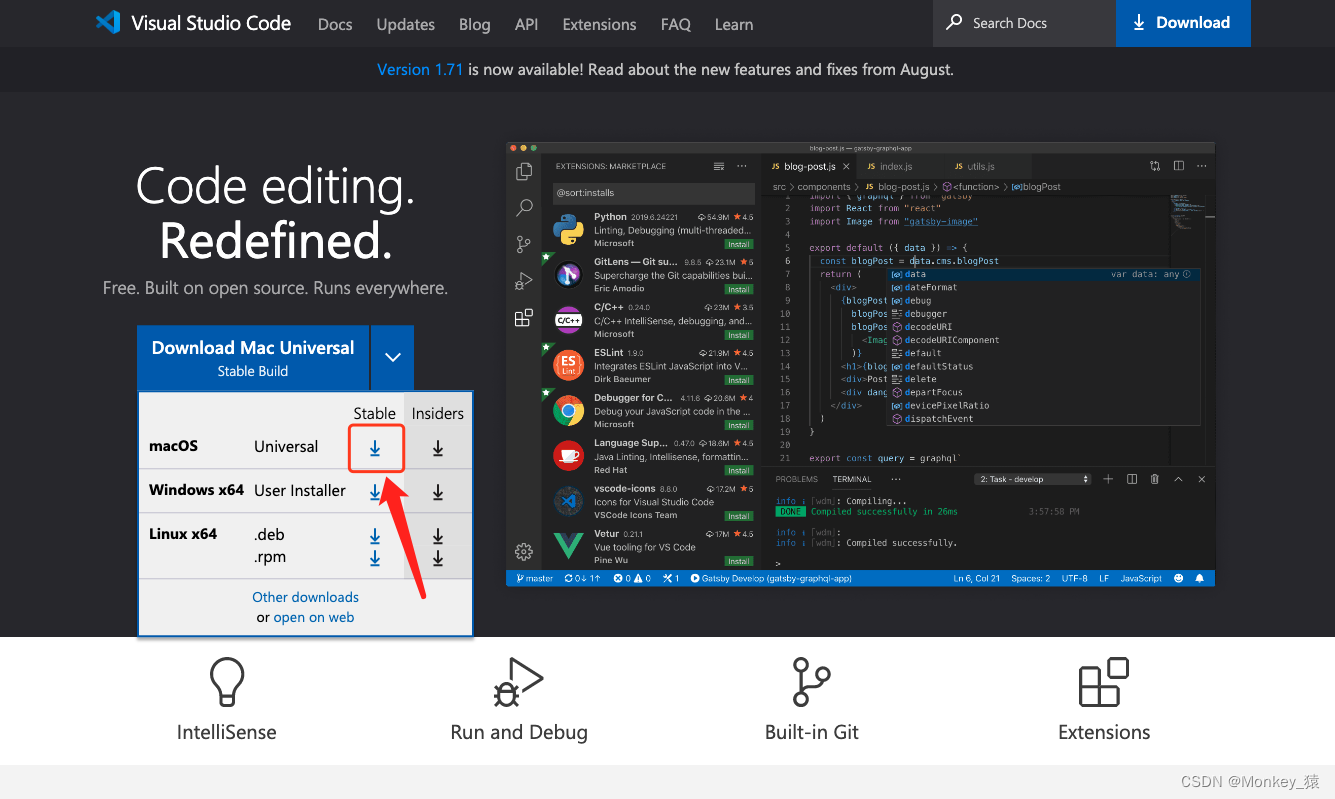 VSCode官网下载慢问题解决 - 忆云竹
