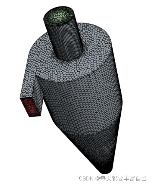 Star CCM+ 案例 - 旋风分离器 （cyclone separator）-2 生成网格_starccm网格数量在哪里看-CSDN博客