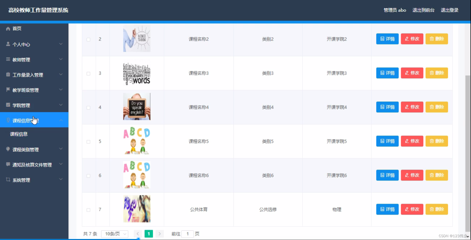 Java毕设项目高校教师工作量管理系统（vuemybatismavenmysqlsprnigspringmvc）高校教师工作量管理系统毕设 Csdn博客