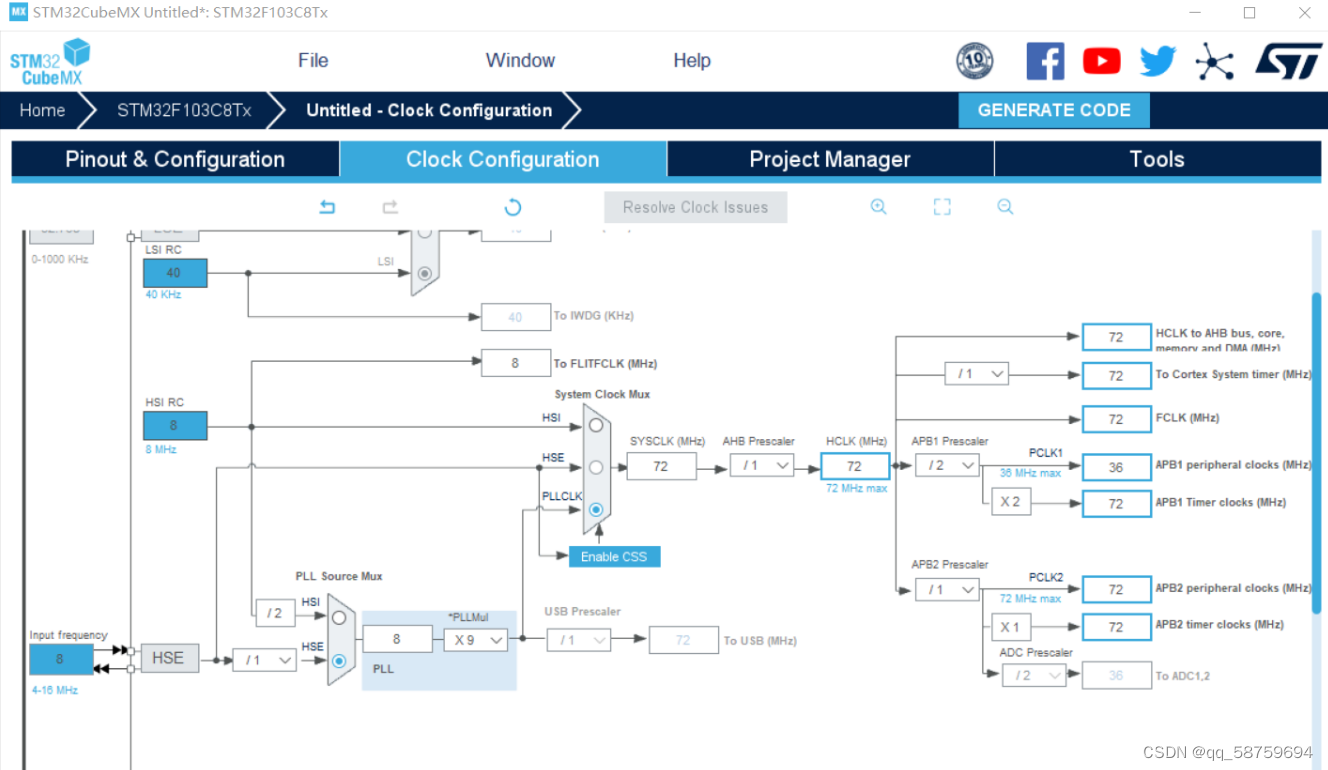 stm32cubeMX使用HAL库点亮LED流水灯_stm32hal cubemx-CSDN博客