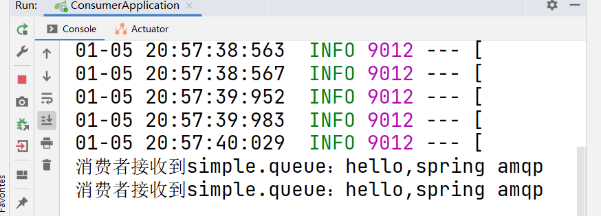SpringAMQP发送与接收消息_amqp 两个连接,服务端只给其中一个发消息-CSDN博客
