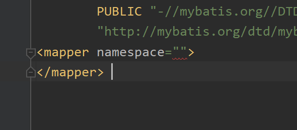 当mapper中的namespace出现爆红_mapper namespace报红-CSDN博客