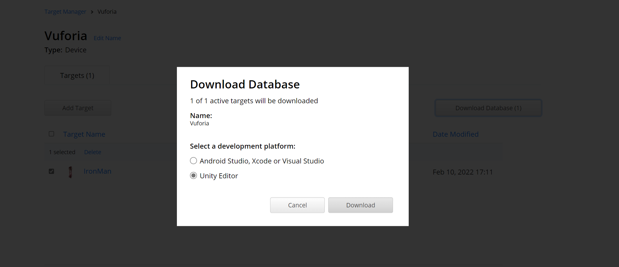 Unity+Vuforia初探之图片识别_unity 图片识别_Lean_Lin的博客-CSDN博客