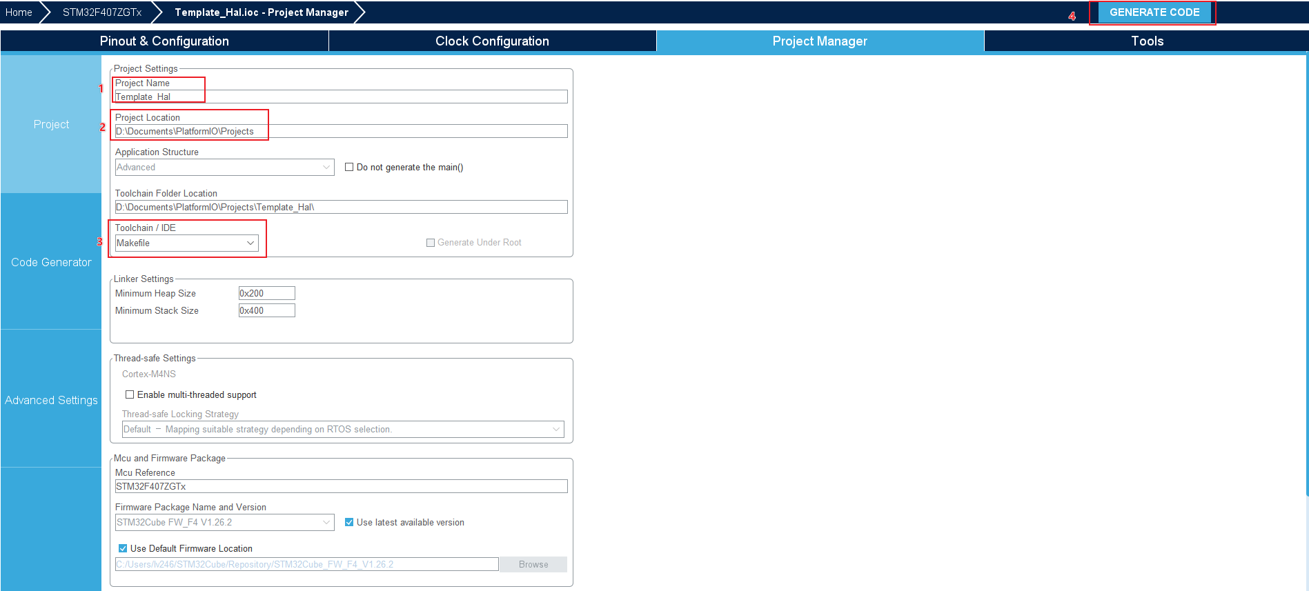 使用VSCode+PlatformIO+HAL+CubeMX+正点原子库开发STM32F407ZGT6_platform io arduino可以开发stm32f407zg-CSDN博客