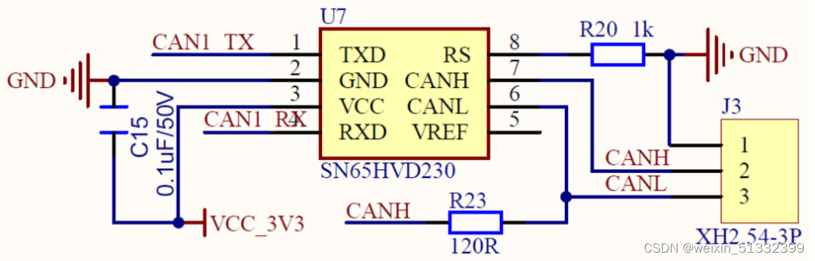 扩展板 CAN 总线驱动移植_sn65hvd230 csdn-CSDN博客
