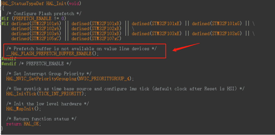 STM32开发笔记: HAL_Init函数——配置Flash预取_flash prefetch-CSDN博客