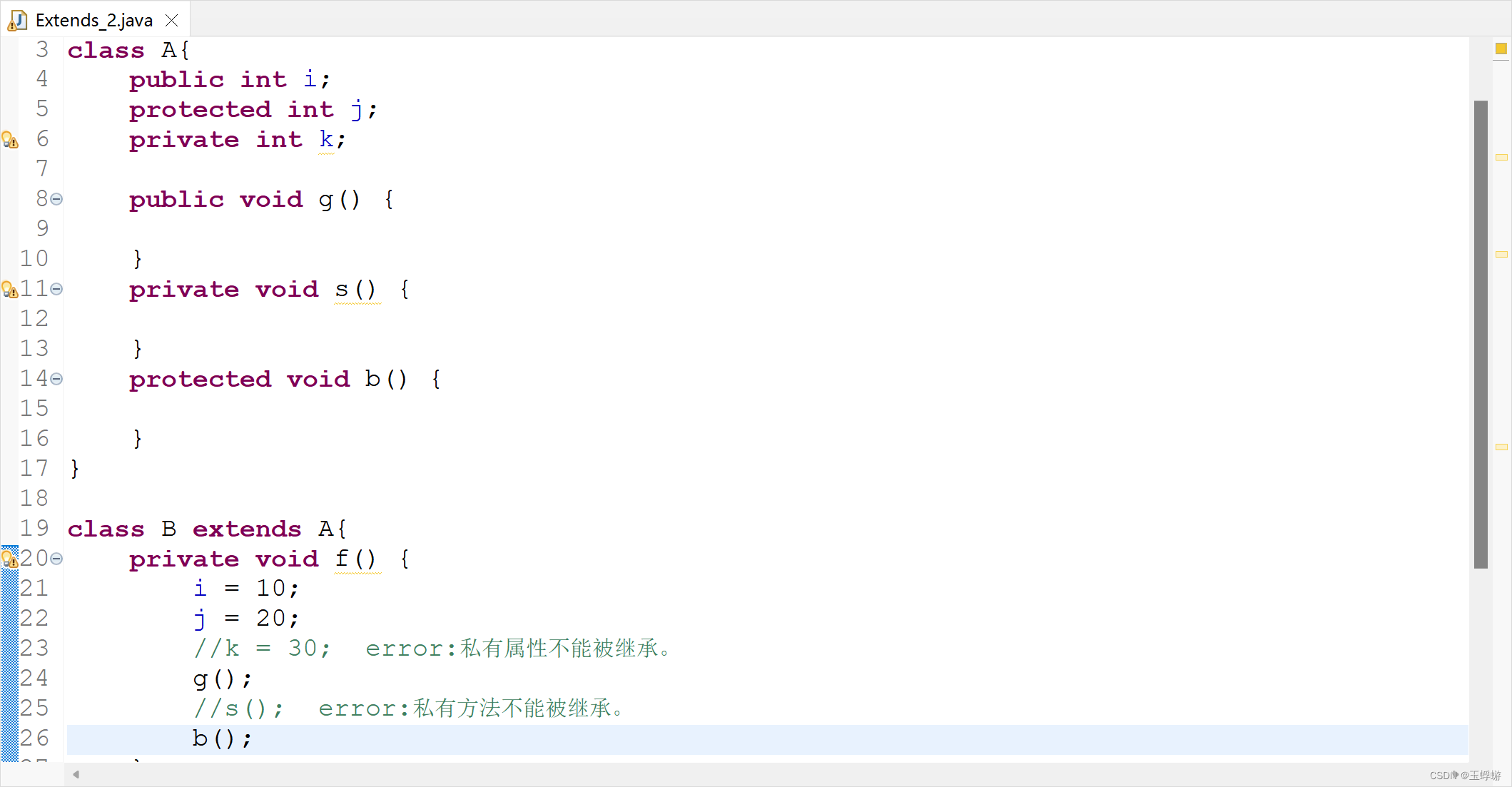Java 继承 Csdn博客 