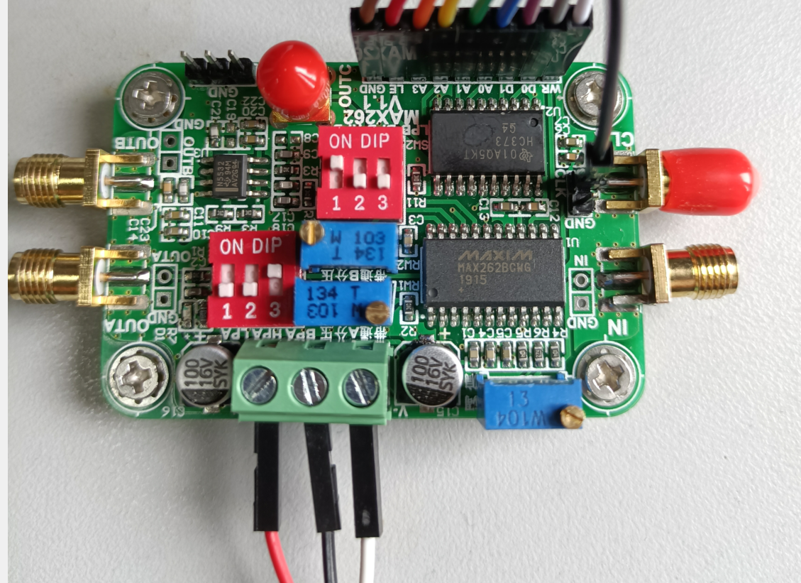 HAL库 配置的 MAX262 程控滤波器F4 F103C8T6_stm32max262程序-CSDN博客