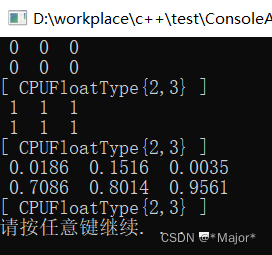 LibTorch之张量操作与线性回归_libtorch 线性回归-CSDN博客