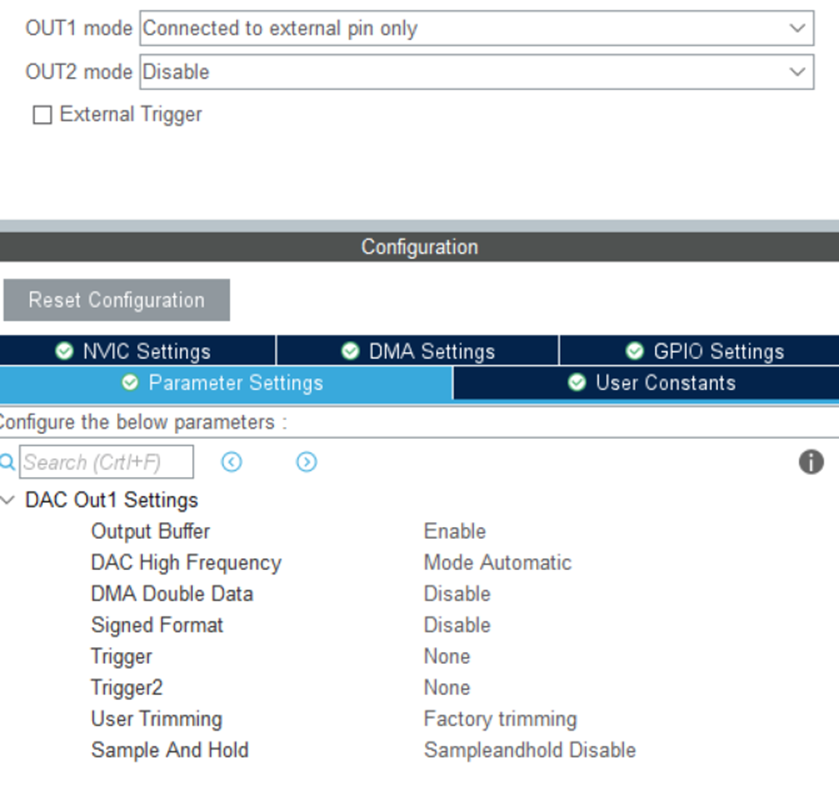 HAL库(STM32CubeMX)——DAC学习（STM32G431RBT6）_stm32 g4 cubemx dac dma-CSDN博客
