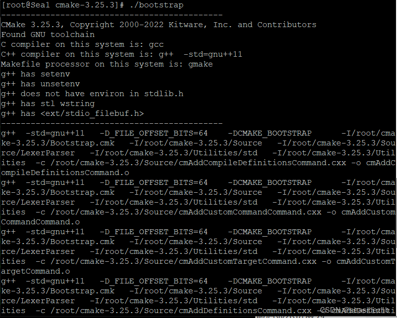 CentOS 7.6源码安装cmake 3.25.3_cmake 3.25.3安装-CSDN博客