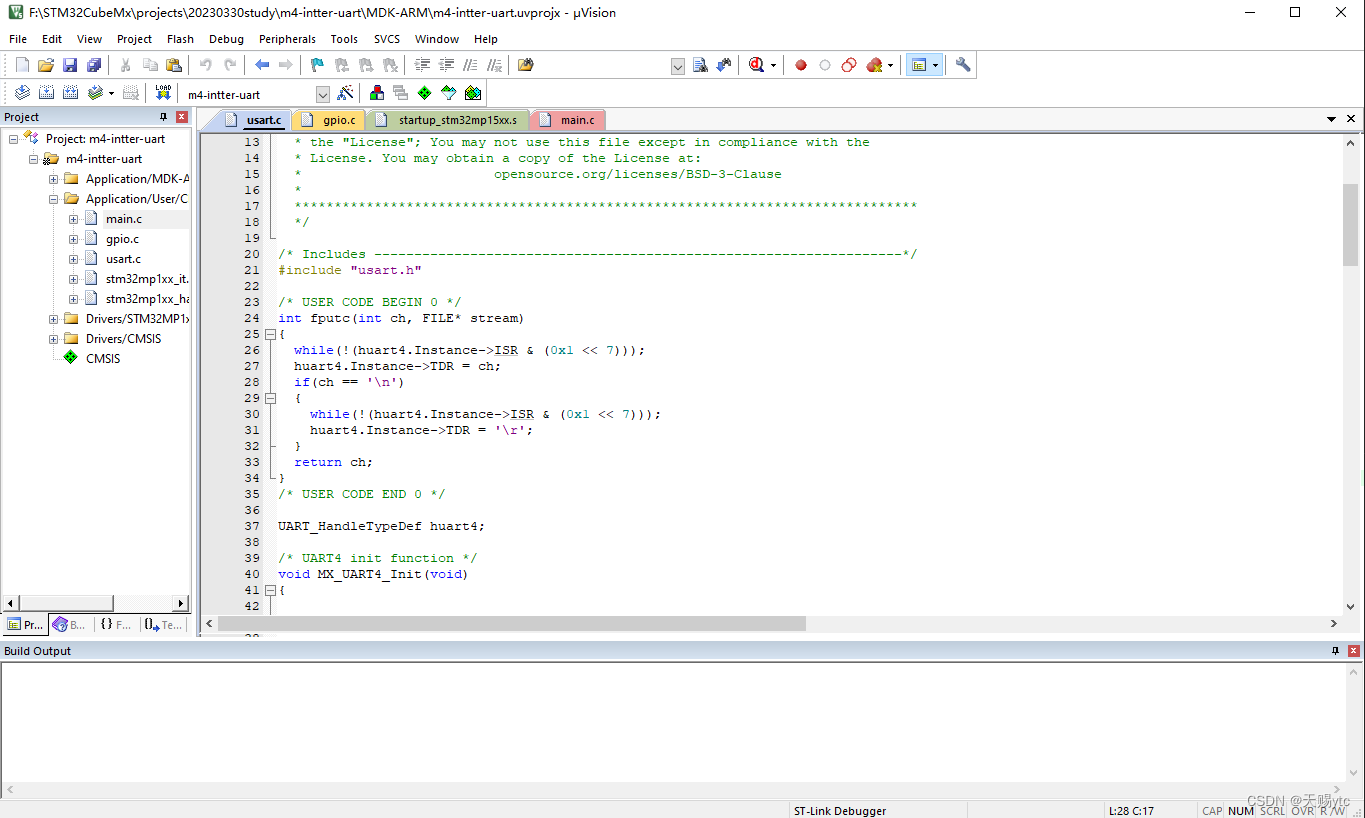 STM32MP157 M4核中断触发试验 A7核串口命令控制LED_stm32mp157 dk2 m4-CSDN博客