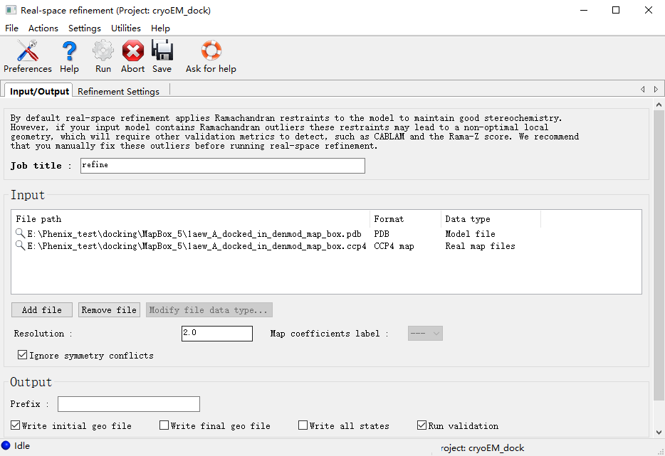 Phenix图文流程：使用docking解决Cryo-EM数据的结构问题_phenix real space refine-CSDN博客