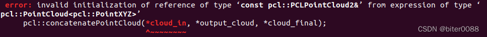 pcl::concatenatePointCloud函数使用与报错-CSDN博客