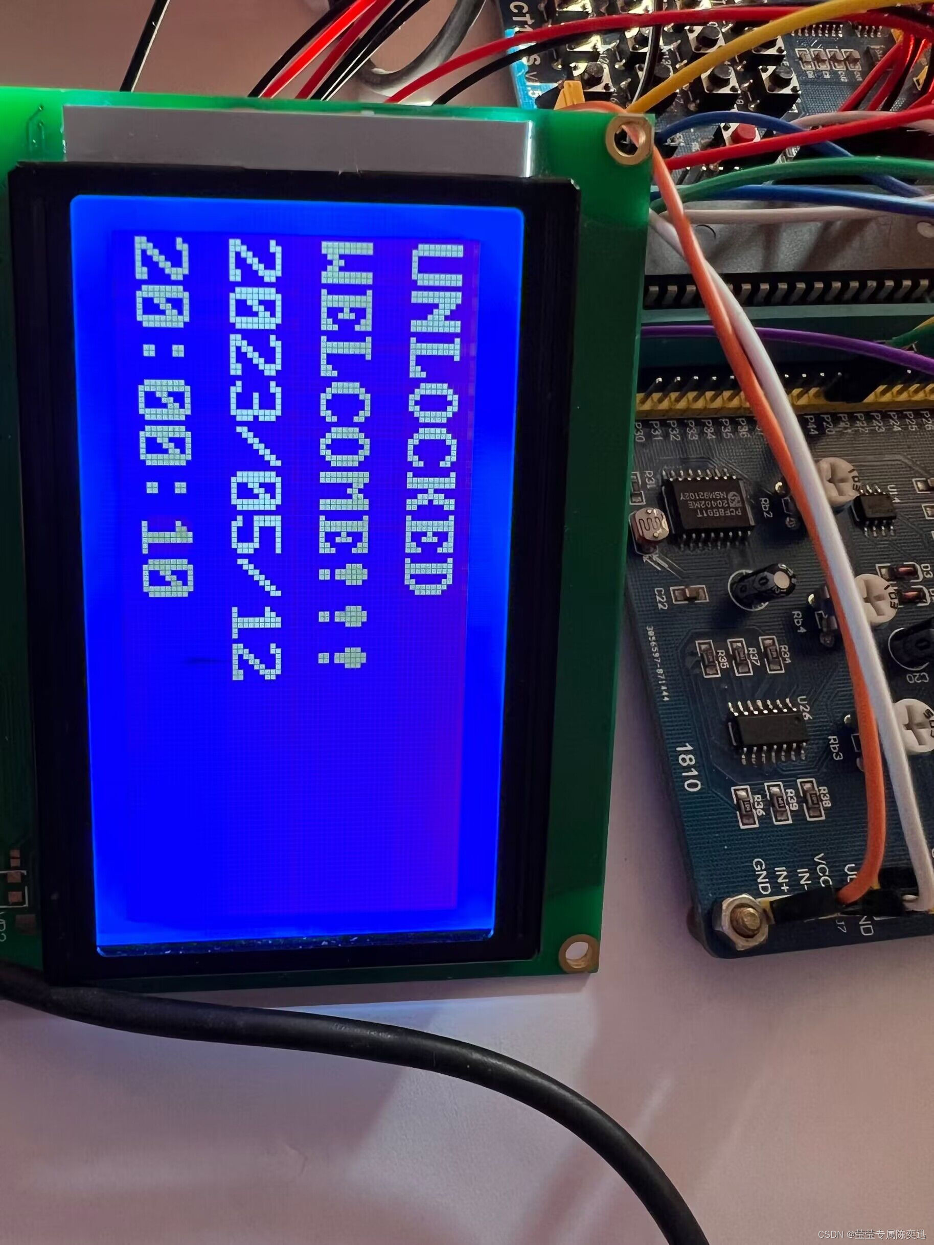 基于CT107S与LCD12864的多功能电子锁-CSDN博客