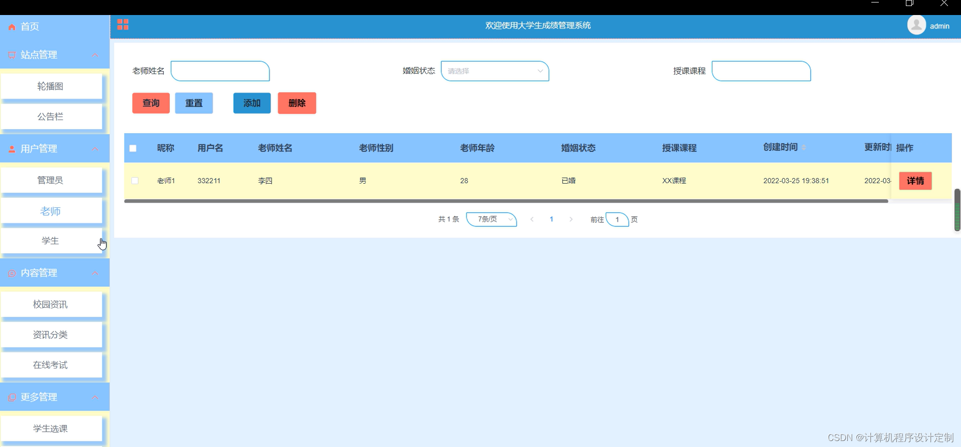 ssm基于java的大学生成绩管理系统130930-CSDN博客