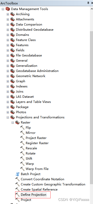在arcgis中修改栅格数据投影_arcgis投影栅格-CSDN博客