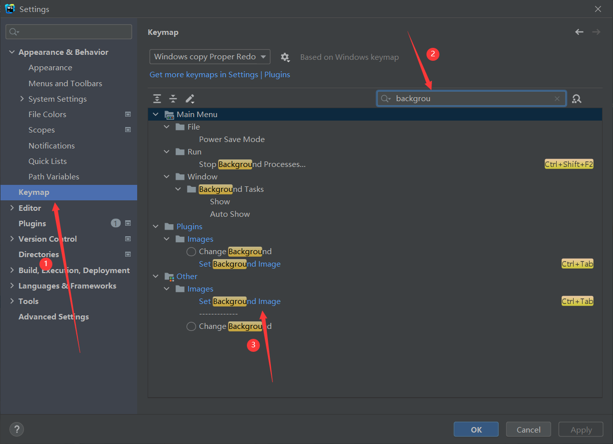 How to modify the background image in webstorm - Programmer Sought