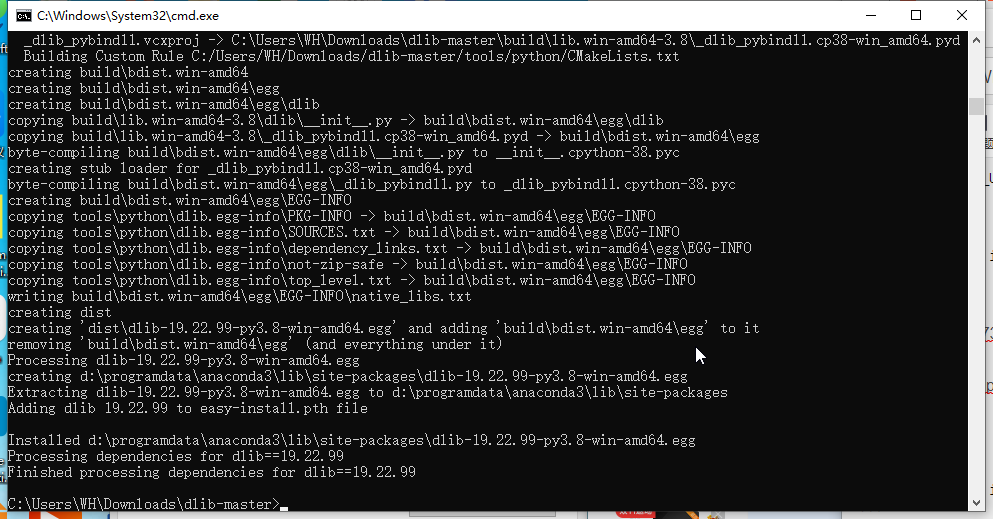 Win10 安装dlib GPU详解。_dlib gpu c++-CSDN博客