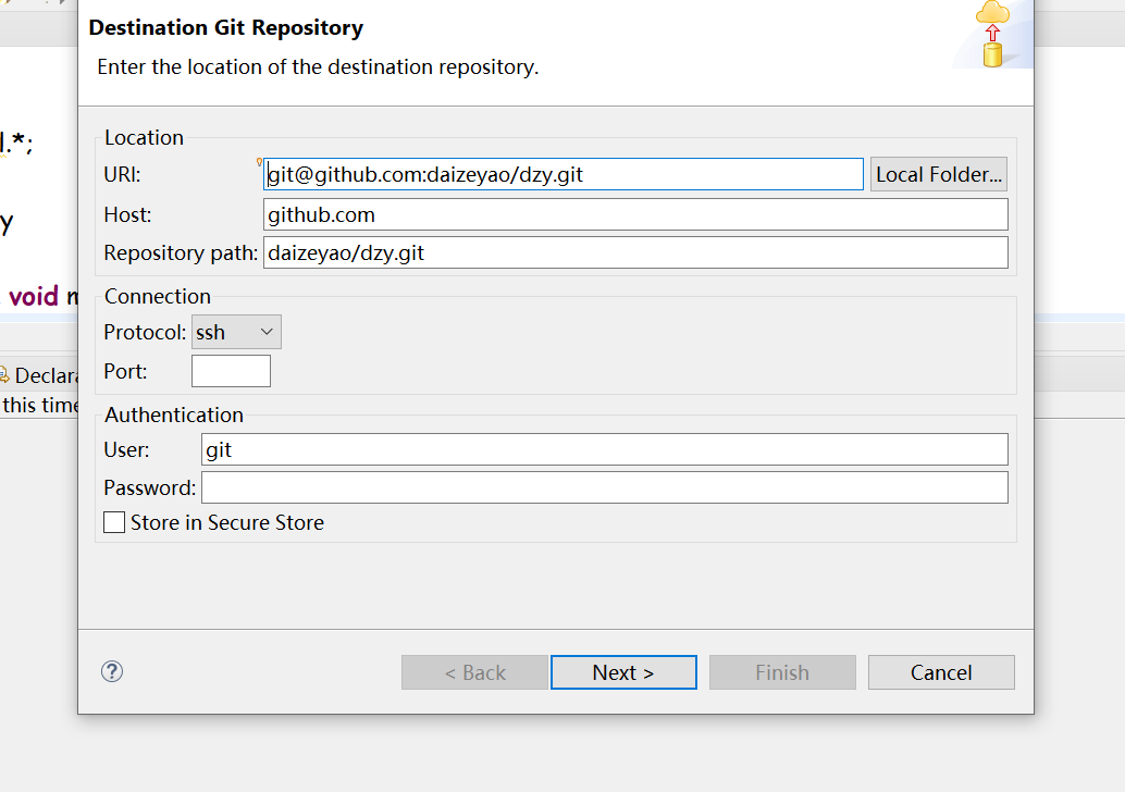 Eclipse连接github密钥 Github Push Token Eclipse Csdn博客