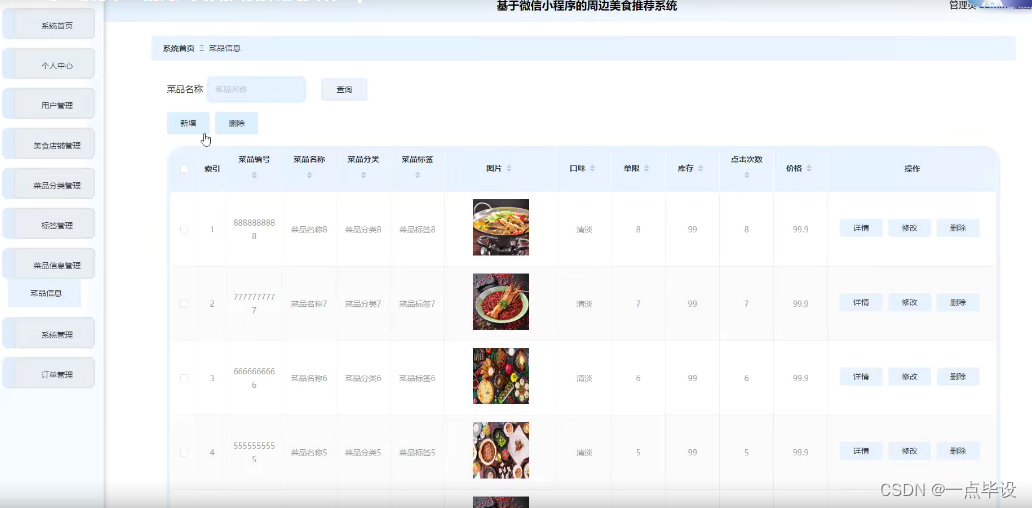 【毕业设计】基于微信小程序的周边美食推荐系统小程序小程序中基于地理位置的推荐系统设计与实现 Csdn博客