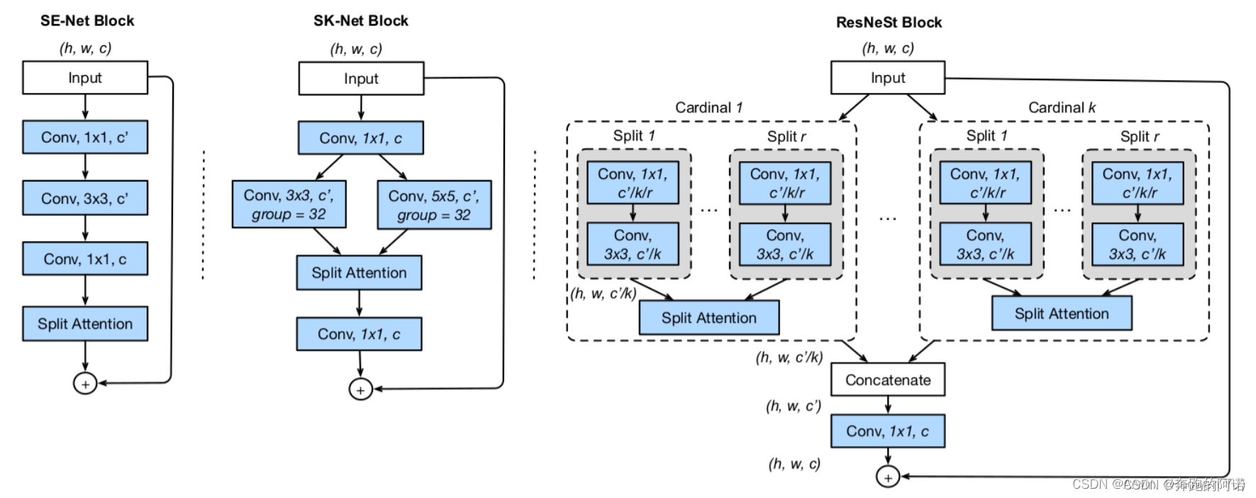 主要分类网络-面试整理_从inception v1,v2,v3,v4,rexnext到xception再到mobilenet-CSDN博客
