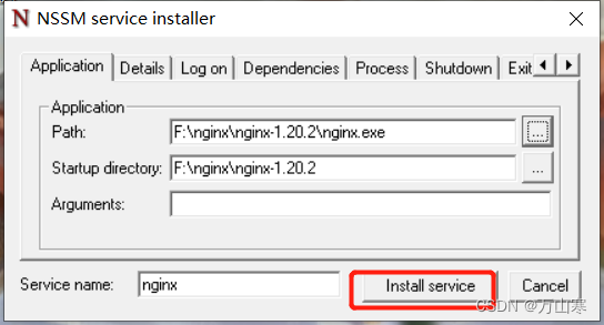 win10使用nssm注册服务_window10 nssm环境变量配置-CSDN博客