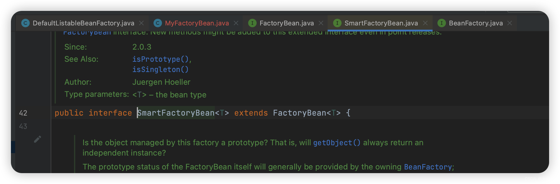 Spring源码分析（四）Bean生命周期源码分析2：合并BeanDefinition、FactoryBean_factorybean 会经过spring生命周期嘛-CSDN博客