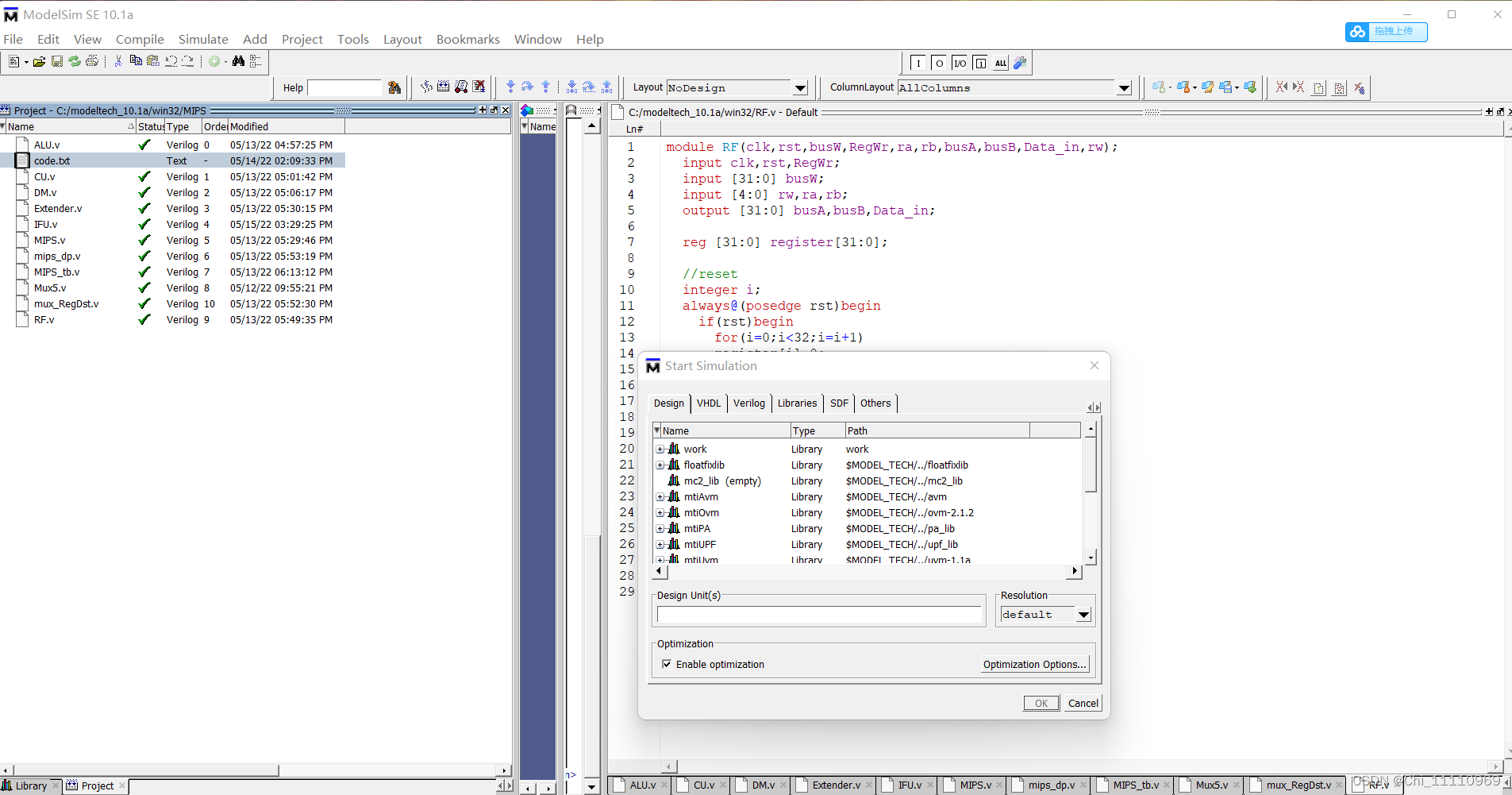 单周期MIPS CPU_mips处理器ifu模块-CSDN博客
