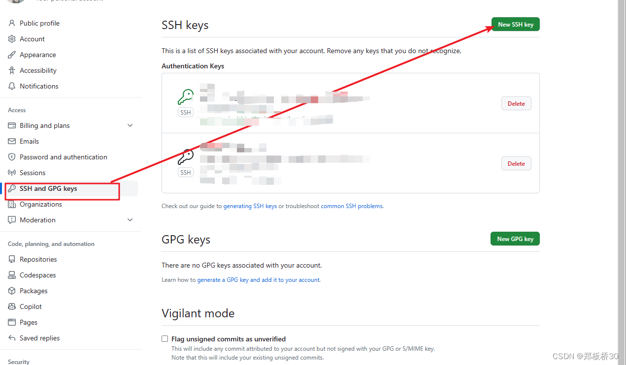git推送远程仓库报错解决_connection closed by 20.205.243.166 port 22-CSDN博客