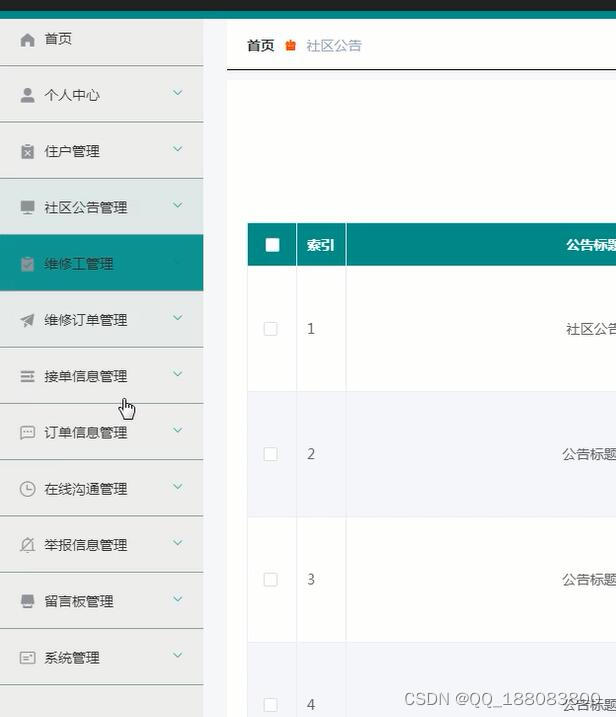 Phpvue居民小区社区报修维修工单管理系统维修工单php程序系统 Csdn博客 
