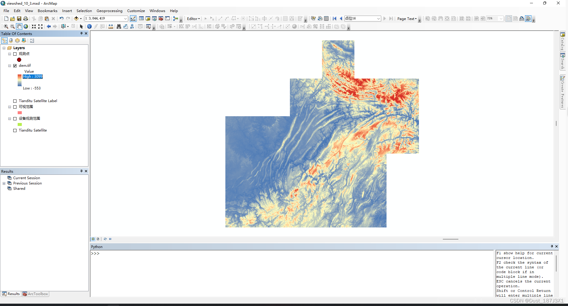arcpy批量生成可视域专题图_用arcpy制作专题图-CSDN博客