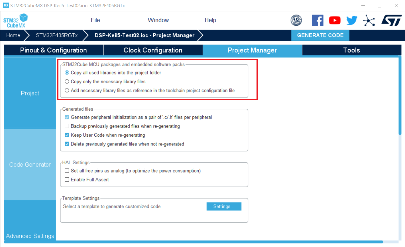 CLion开发STM32调用DSP库_clion dsp-CSDN博客
