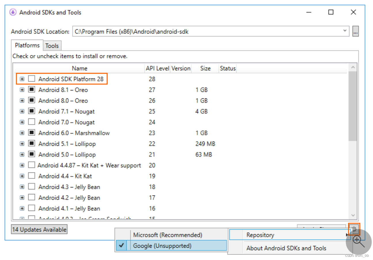VS2022中Xamarin.Android组件安装过程和解决无法下载安装Android SDK的问题_vs2022 xamarin-CSDN博客
