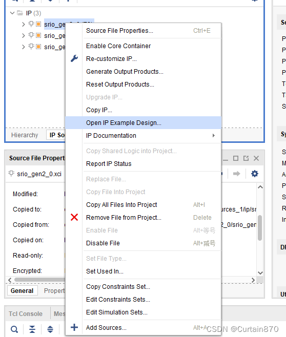 Xilinx SRIO IP（Serial RapidIO）学习心得（二）: example design 总体介绍说明_xilinx ...