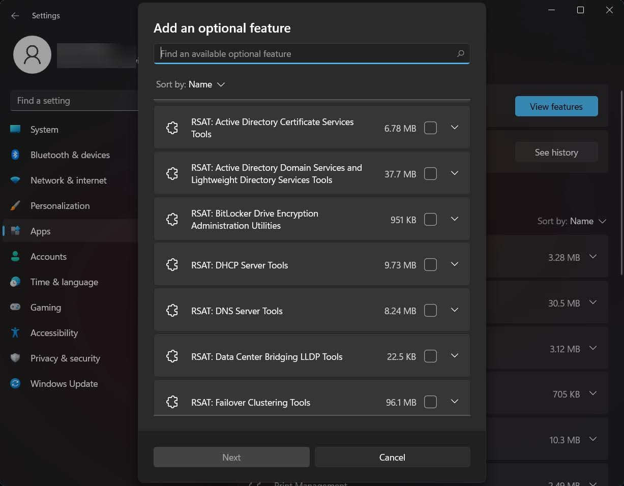 如何在 Windows 11 上安装 RSAT 远程服务器管理工 具-CSDN博客