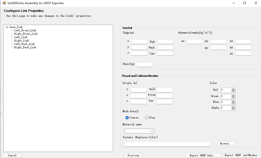基于 solidworks2021 的三维仿真模型转 ros URDF_sw转urdf格式-CSDN博客