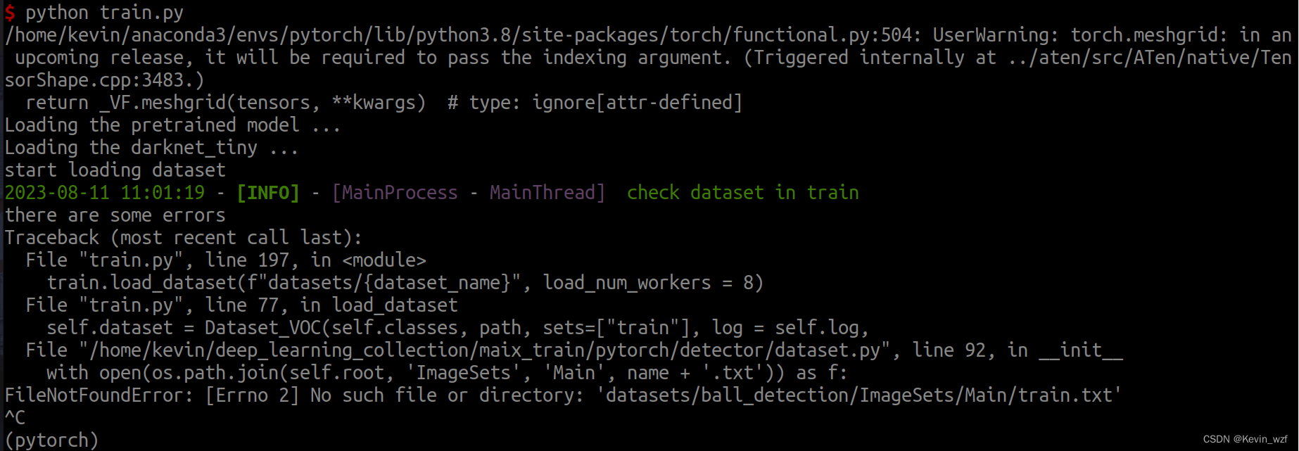 M2 Dock V831本地训练与部署的一些坑-CSDN博客