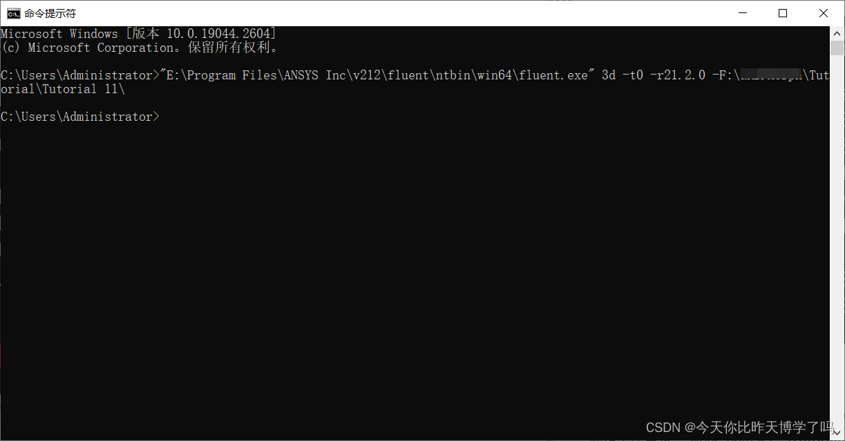 ANSYS & CMD_怎么绕过启动面板打开fluent-CSDN博客
